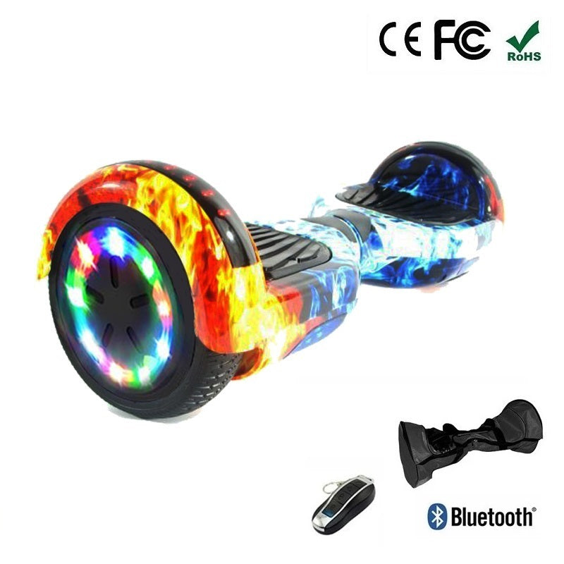Fire Ice 6.5" Premium Segway Hoverboard With Led Wheels – Marsboard